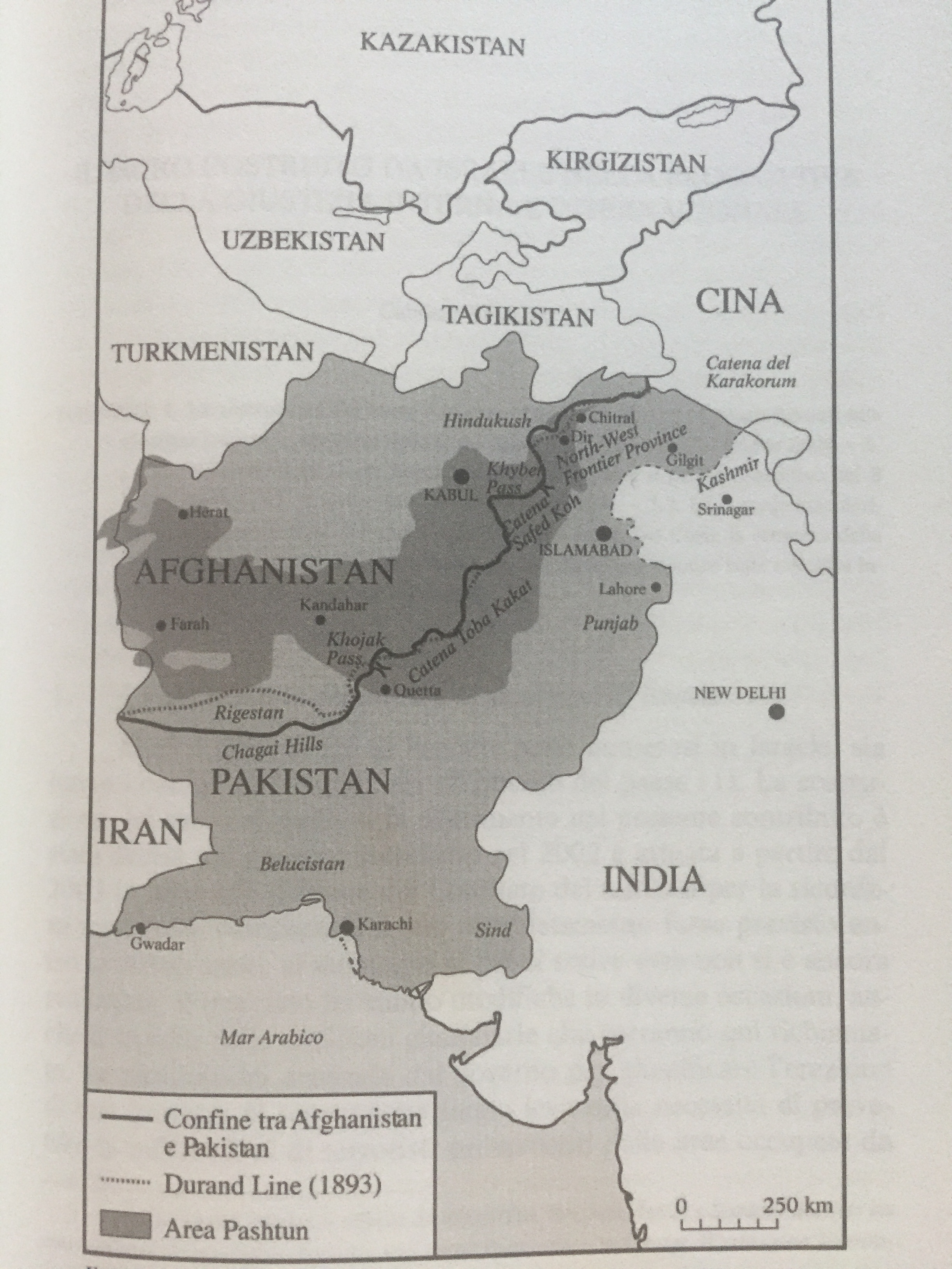 SP01603SP2018: mappa Durand line